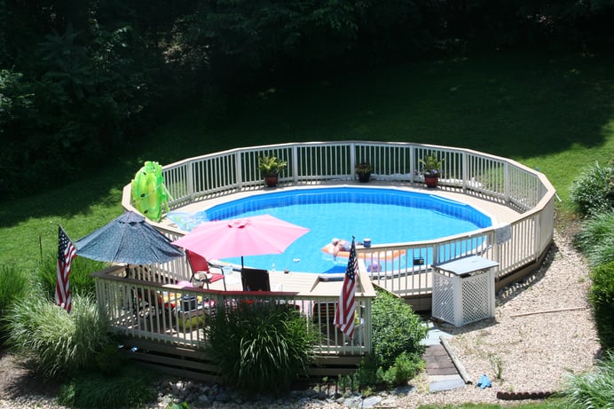 Above Ground Pool Landscaping Ideas: Elevate Your Pool Area