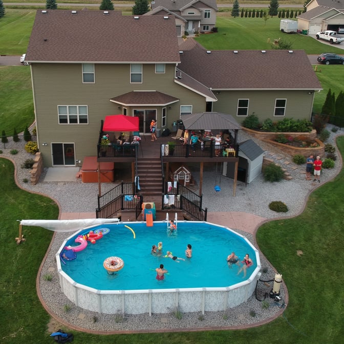 Above Ground Pool Landscaping Ideas: Elevate Your Pool Area