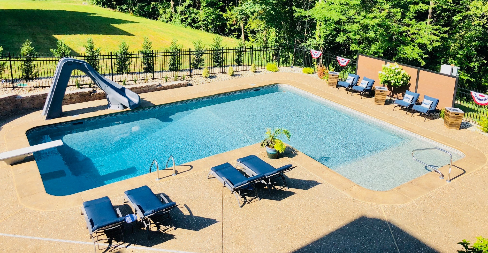 How Much Decking or Patio Do I Need Around an Inground Swimming Pool?
