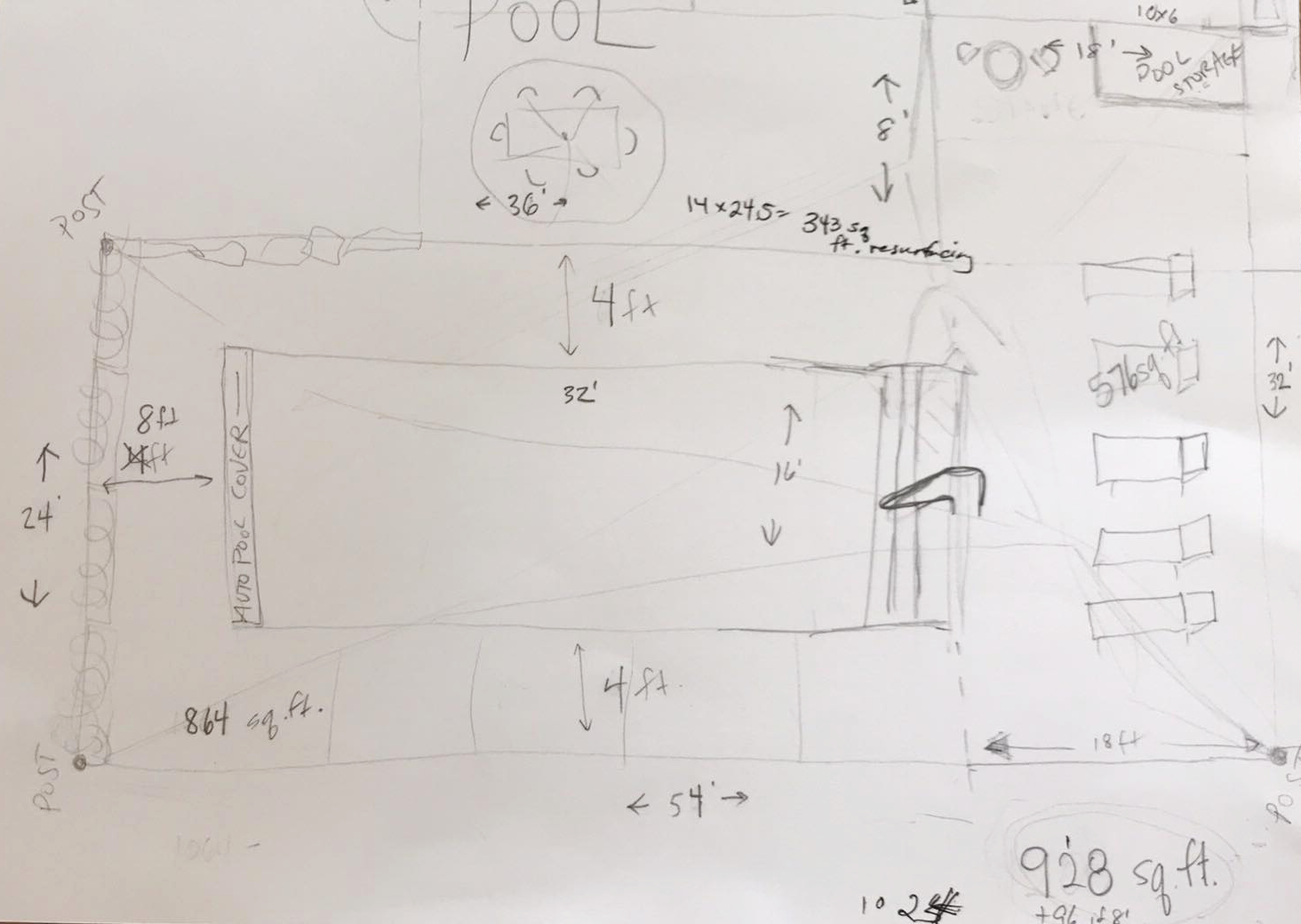 How Much Decking or Patio Do I Need Around an Inground Swimming Pool?